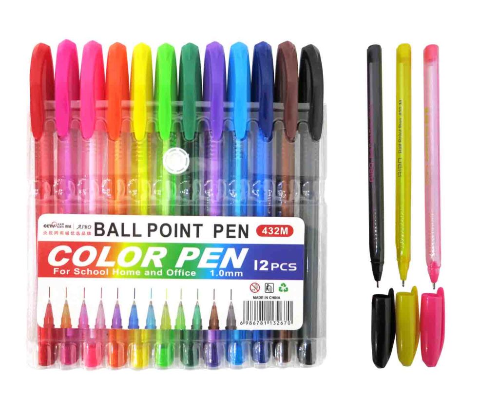 ESFEROS COLOR PEN 432M X 12 COL JU1-39 IMPORTADO 0100008160 – Tia Tula