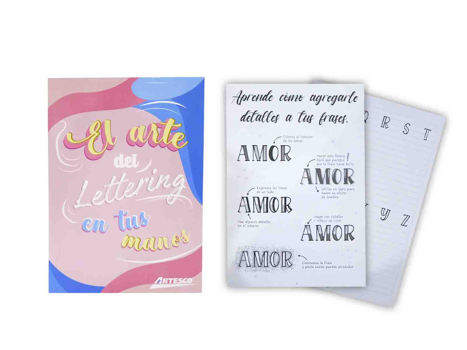 CUADERNO SKETCHBOOK LETTERING ARTESCO 0100017548 – Tia Tula