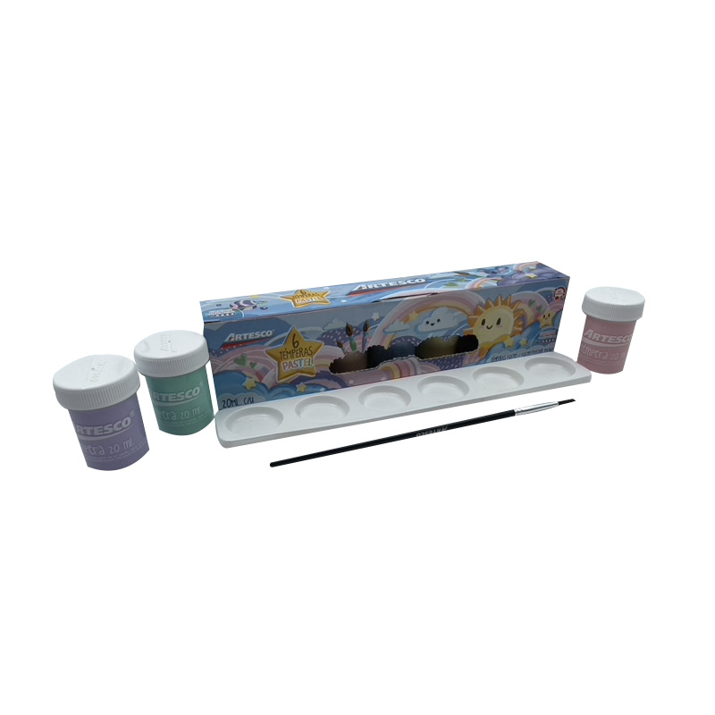 TEMPERAS ARTESCO 6 COL PASTEL 0100017126 – Tia Tula