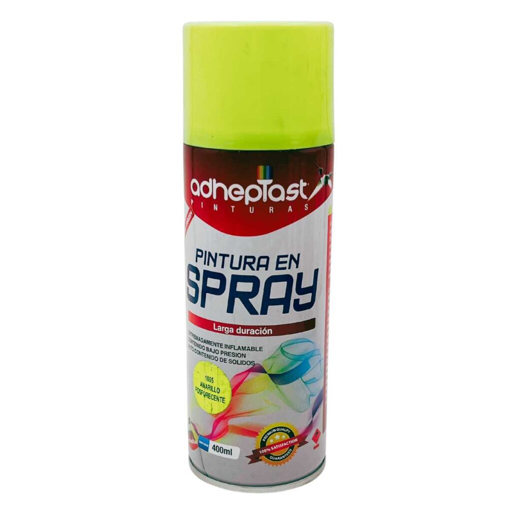 PINTURA SPRAY ADHEPLAS AMARILLO FOSFORECENTE 1005 59461 – Tia Tula