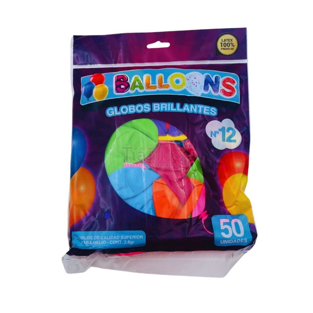 GLOBO LATEX SURTIDO R-12 FX50 0100026112 – Tia Tula