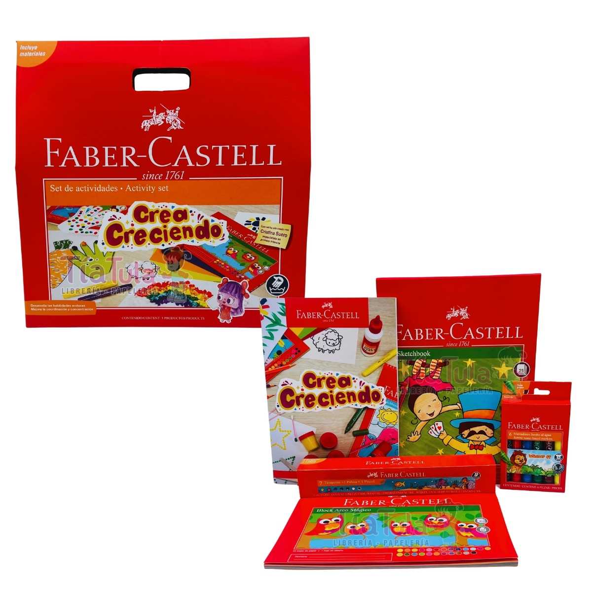 SET DE ACTIVIDADES CREA CRECIENDO FABER C. 0100027313 – Tia Tula