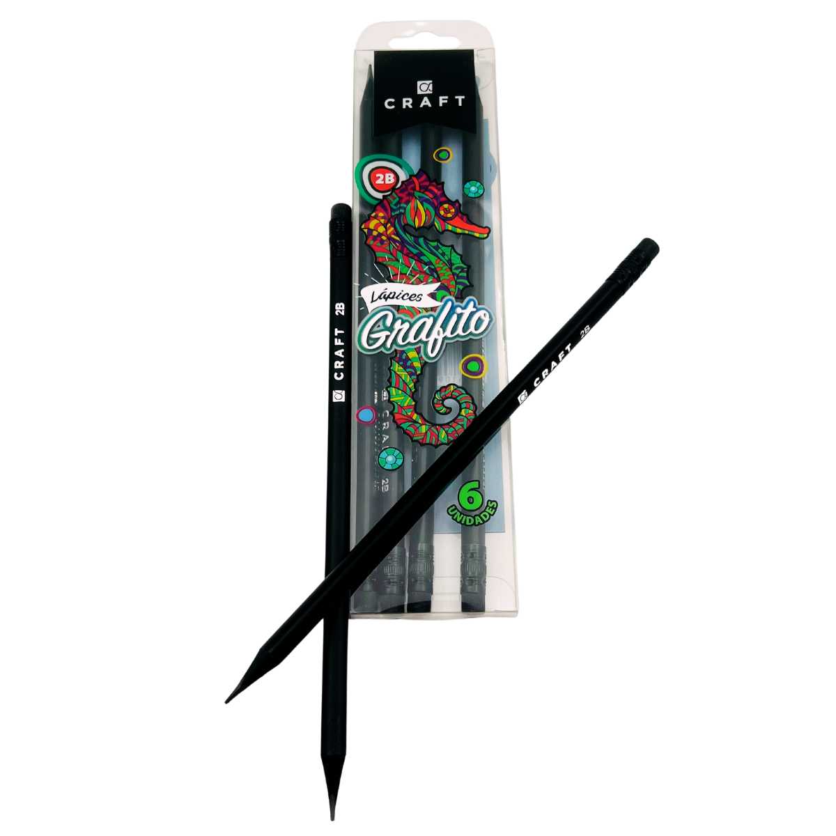 LAPIZ GRAFITO 2B CRAFT X 6 0100028253 – Tia Tula