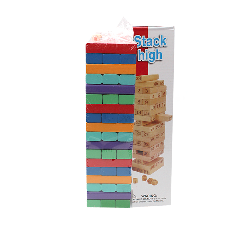 JENGA DE COLORES EXTRA GRANDE JJU-52 00019615 – Tia Tula